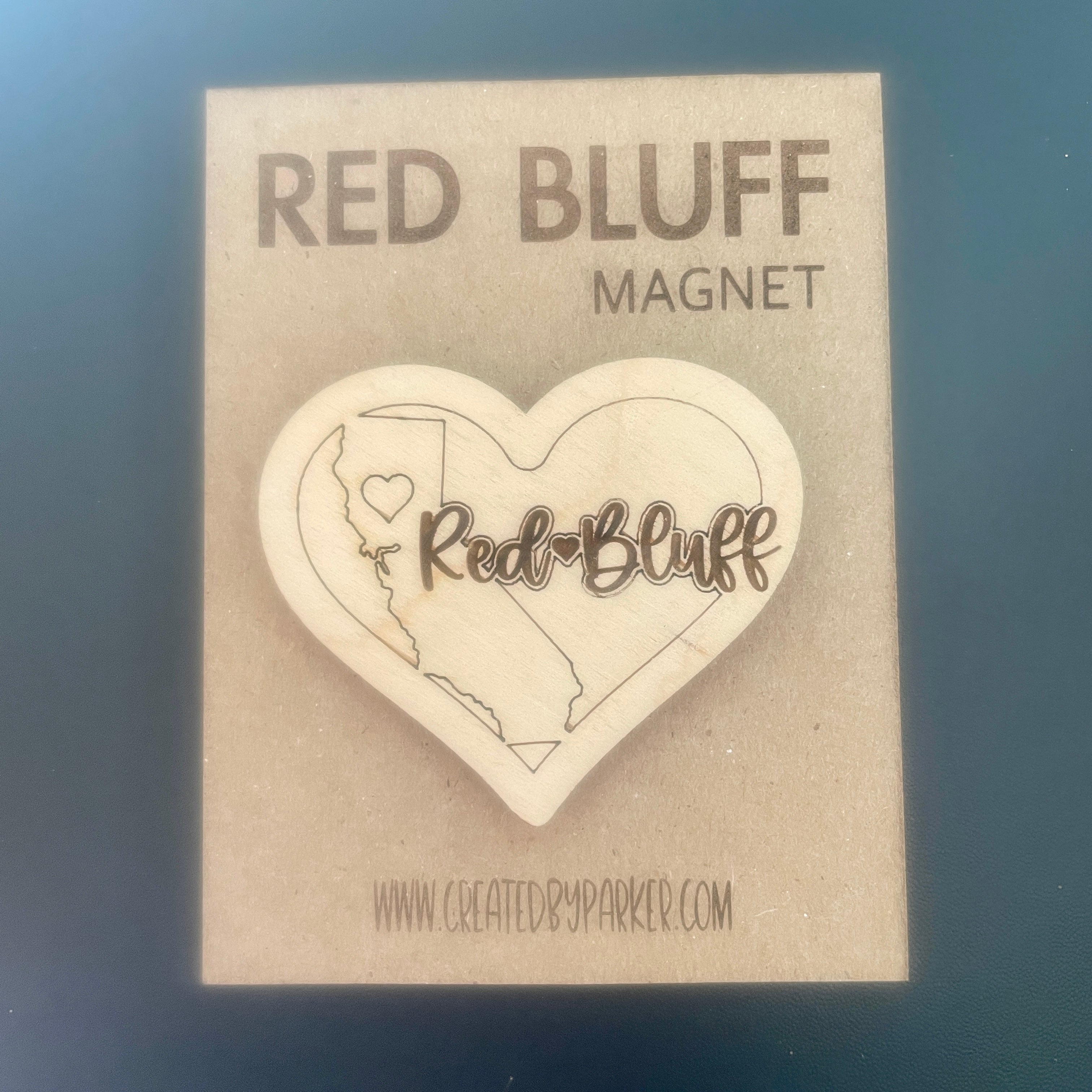 Red Bluff Magnet | Created By Parker